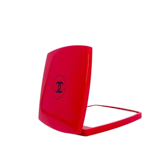 CHANEL | Makeup | Chanel Orange Compact Mirror | Poshmark